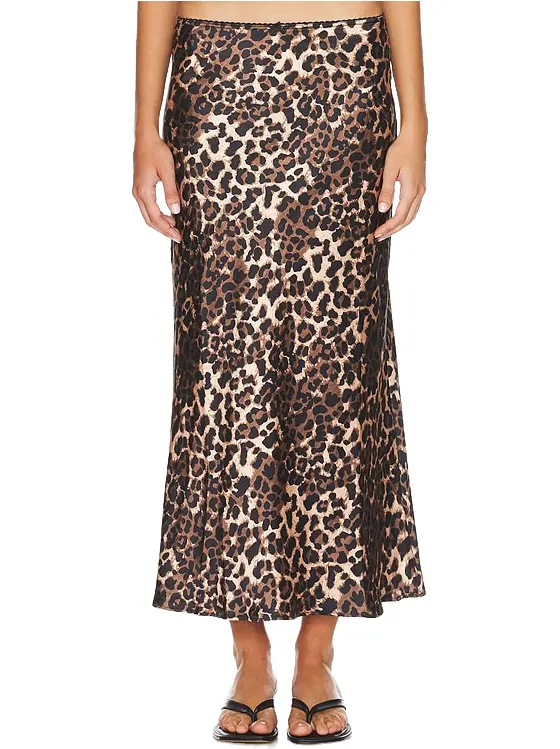 Lioness Enigmatic Maxi Skirt - Leopard
