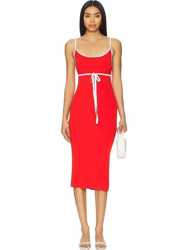 Amanda Uprichard Lucy Knit Dress - Red