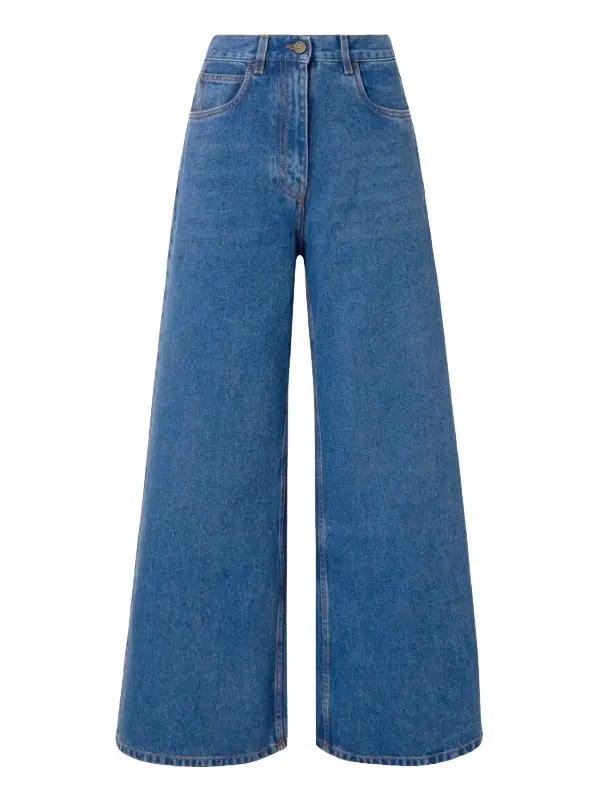 Etro High-rise Wide-leg Denim Jeans - Blue