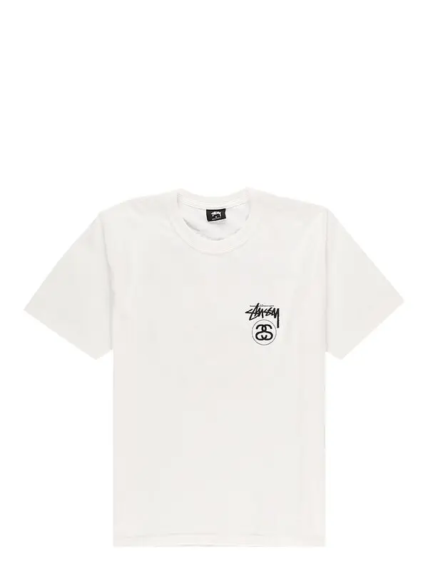 StÜssy Stock Link Tee - White