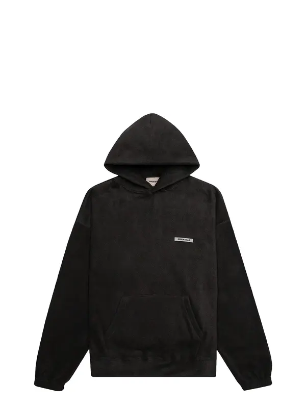 Fear Of God Polar Fleece Hoodie 'strech Limo - Black