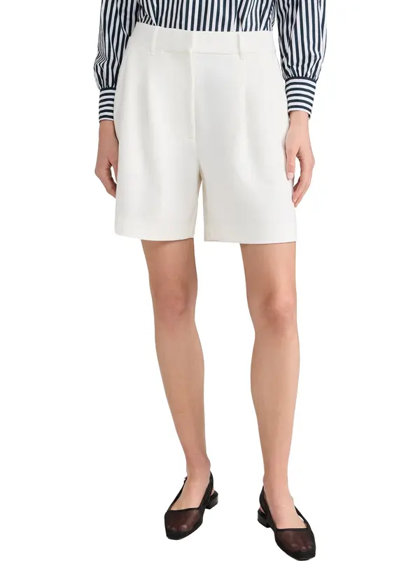 Rag & Bone Irina Ponte Shorts - Wht