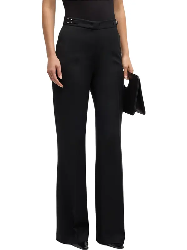 Gabriela Hearst Vesta Wide-leg Pants - Black