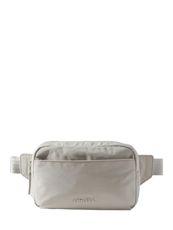 Athleta All About Crossbody Belt Bag - Oyster Grey