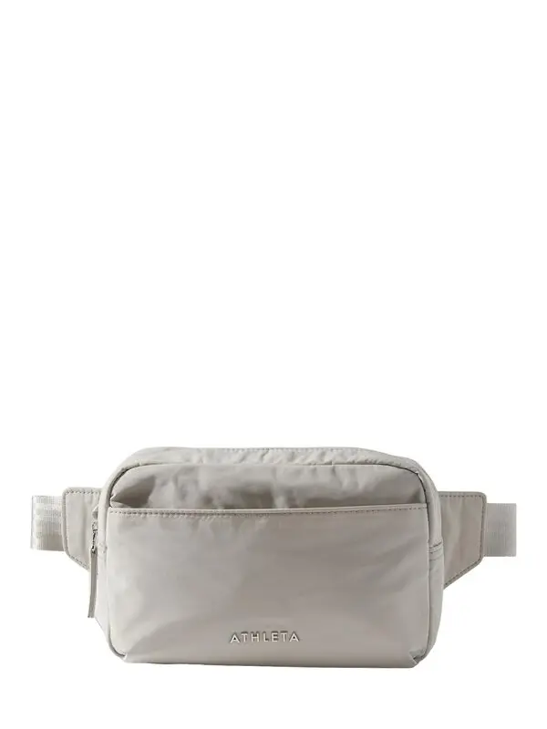 Athleta All About Crossbody Belt Bag - Oyster Grey