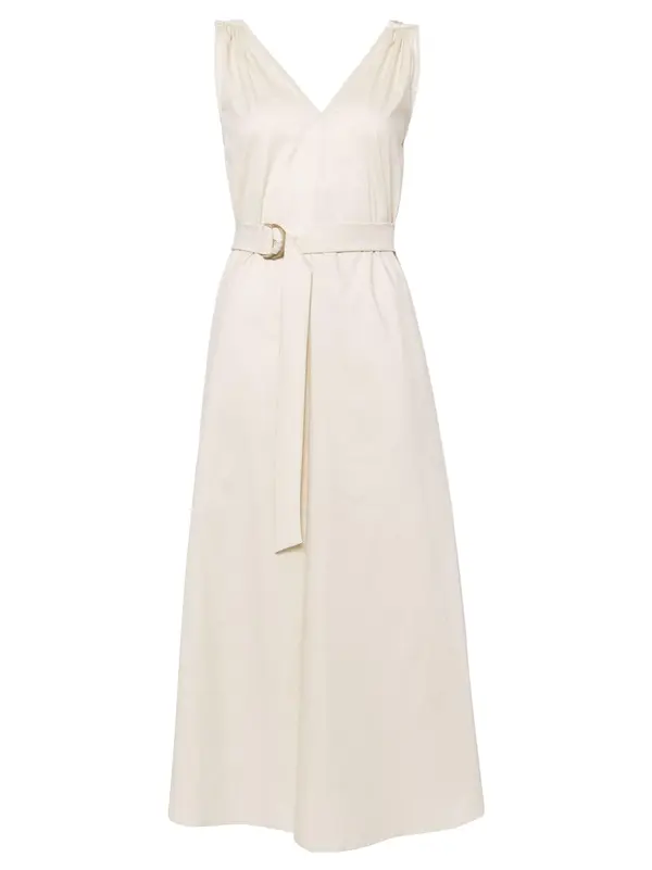 Fedeli Elba Midi Dress - Neutrals
