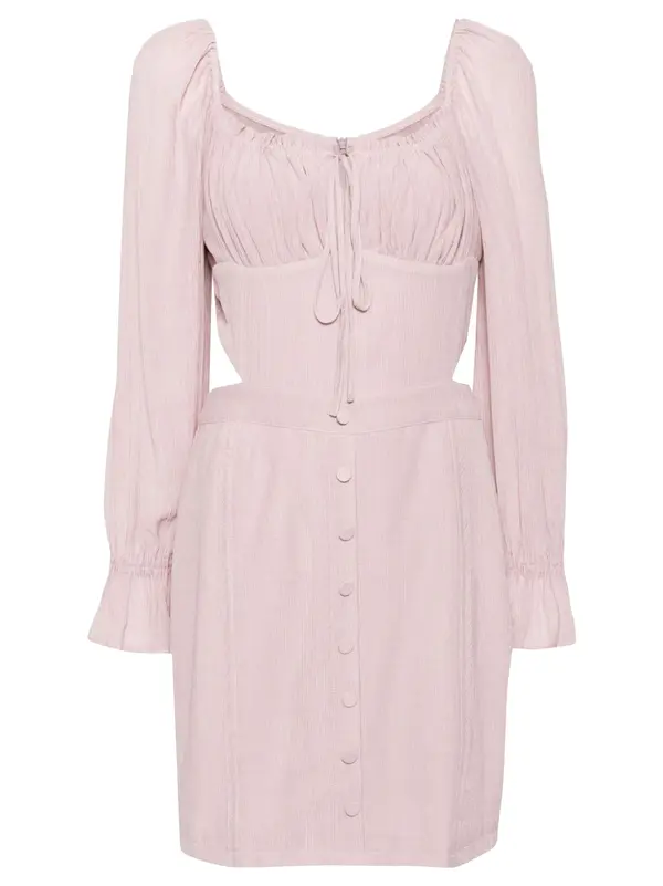 B+AB Lace Detailed Mini Dress - Pink