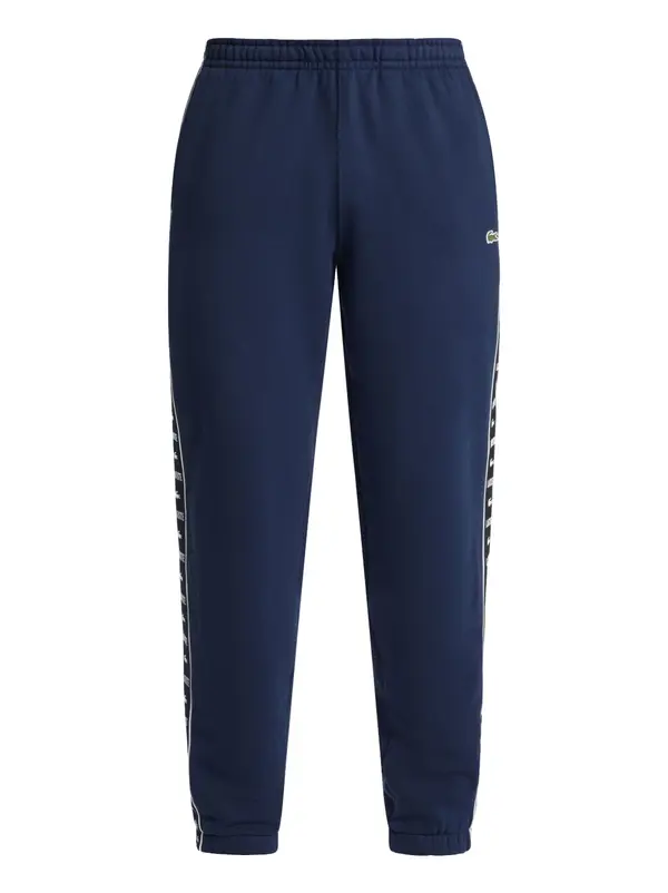Lacoste Logo-tape Cotton-blend Track Pants - Blue