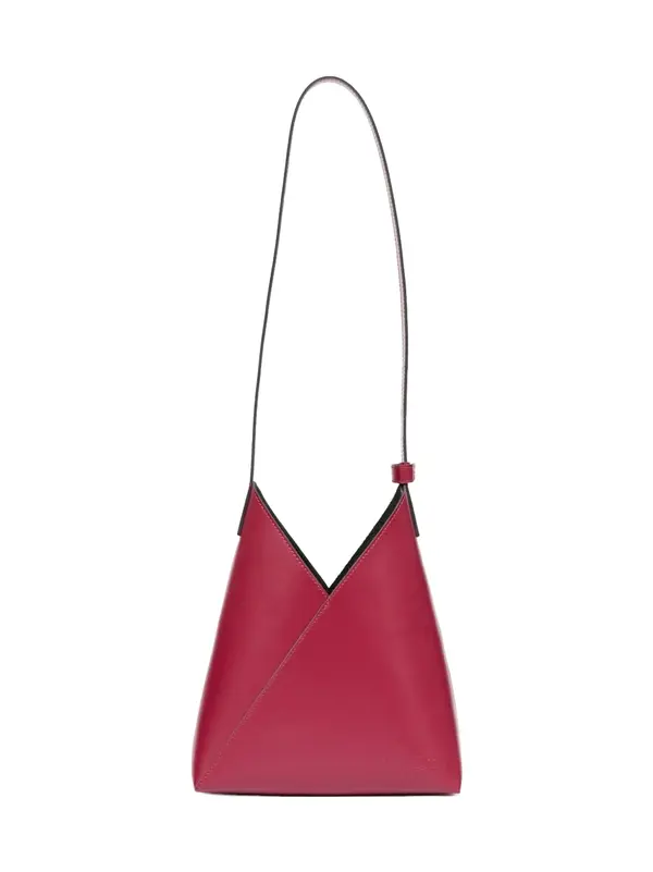 MAISON MARGIELA Small Fortune Cookie Shoulder Bag - Red