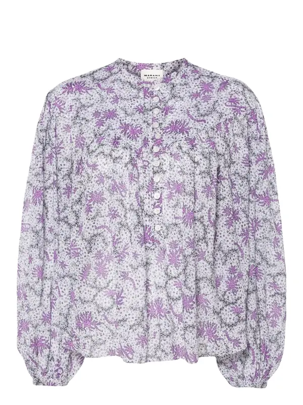 MARANT ETOILE Salika Abstract-print Blouse - White