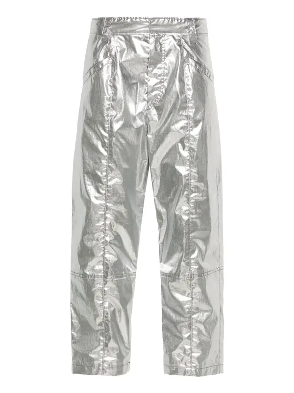 Isabel Marant Aude Cropped Trousers - Silver