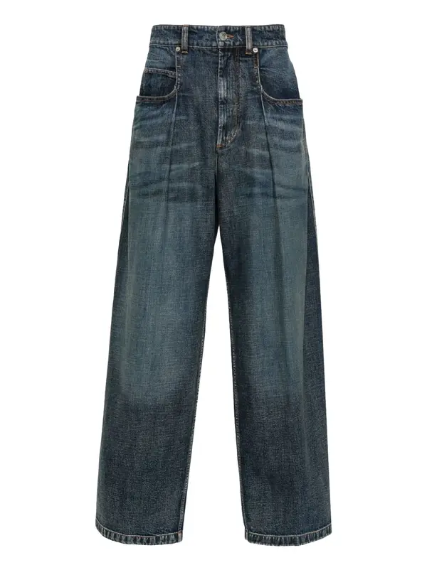 MARANT Janael Wide-leg Jeans - Blue