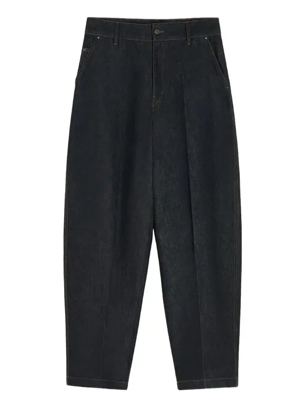 LEMAIRE Maxi Barrel Workwear Pant - Bk Slate