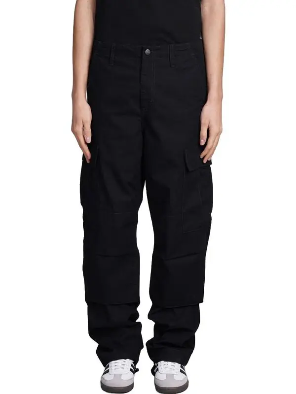 Carhartt Work In Progress Cotton Cargo Pants - Black