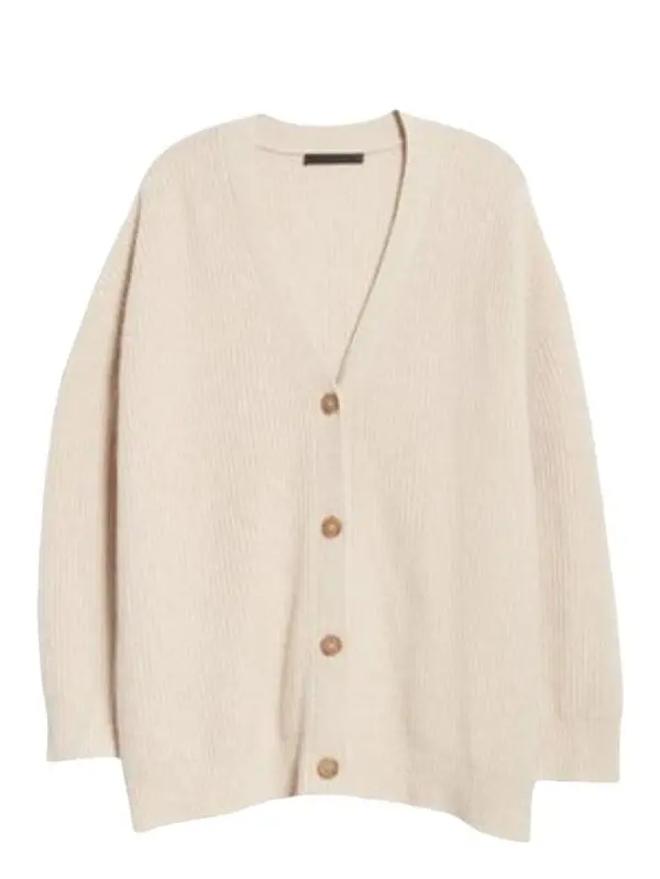 Jenni Kayne Cotton Cocoon Cardigan Sweater - Ivory