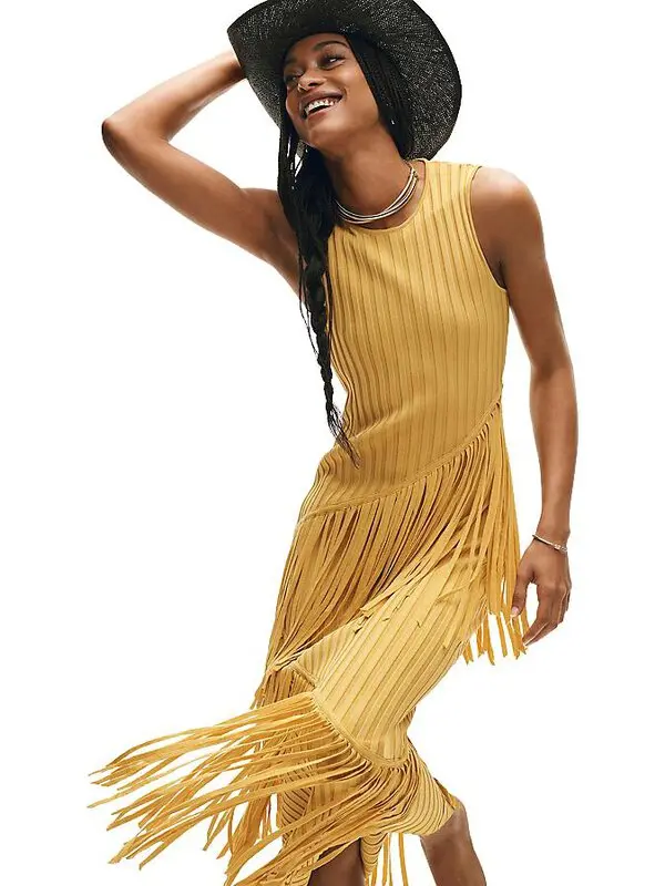 SIMONMILLER Spiral Knit Maxi Dress - Butter