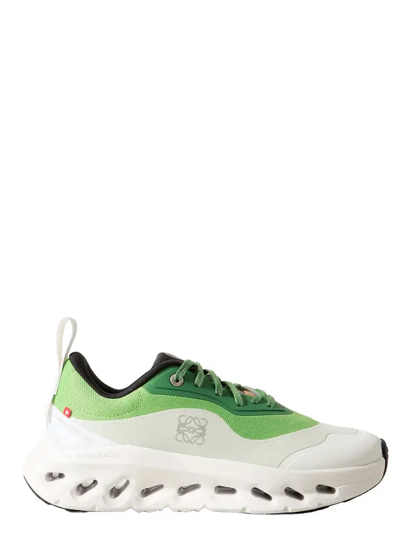 Loewe On Cloudtilt 2.0 Stretch Recycled-knit Sneakers - Green