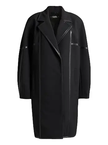 Karl Lagerfeld Overcoat & Trench Coat - Black