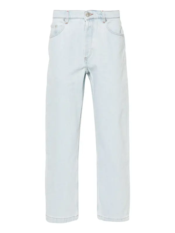 A.p.c. Mid-rise Cropped Jeans - Blue
