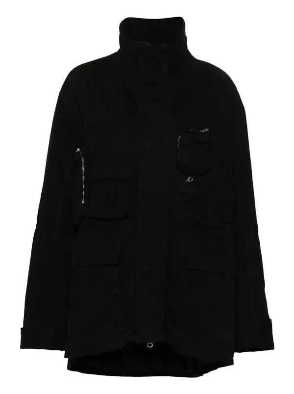 MAISON MARGIELA Padded Cargo Coat - Black
