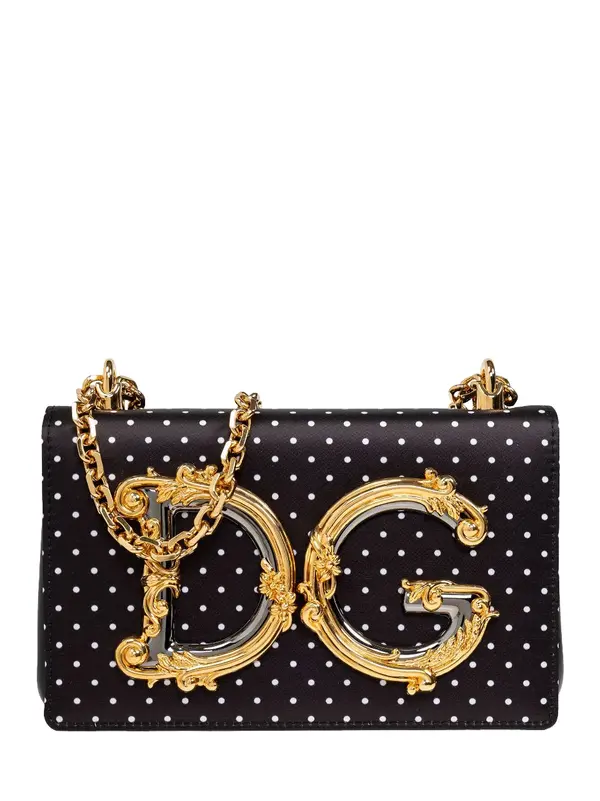 Dolce & Gabbana Small Dg Baroque Crossbody Bag - Black