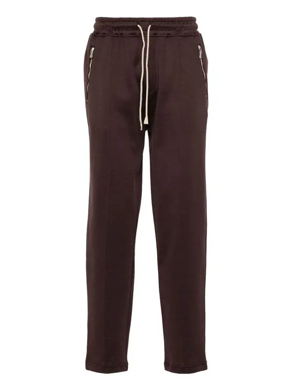 Eleventy Mid-rise Track Trousers - Purple