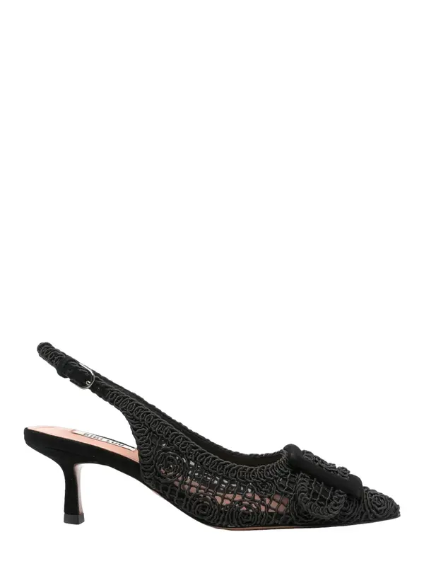 BIBI LOU Dalila 55mm Slingback Pumps - Black
