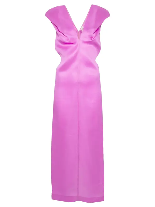 Khaite The Ima Silk Dress - Pink