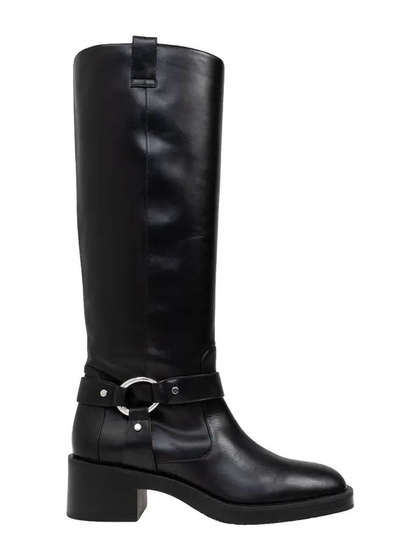 STUART WEITZMAN Jax Leather Boots - Black