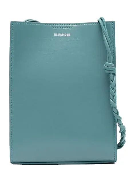 JIL SANDER Leather Shoulder Bag - Blue
