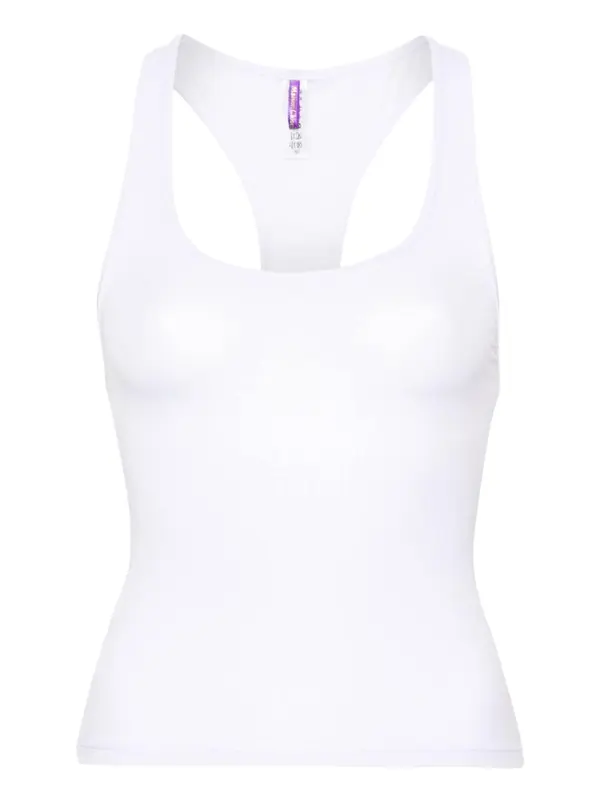 MAISON CLOSE La Femme Amazone Racerback Tank Top - White