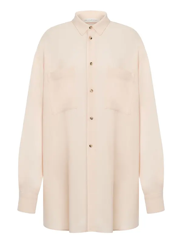 Philosophy Di Lorenzo Serafini Balloon-sleeve Shirt - Neutrals