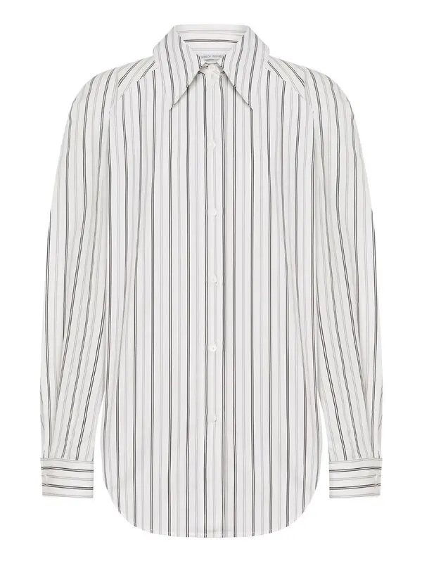 Alberta Ferretti Striped Shirt - White