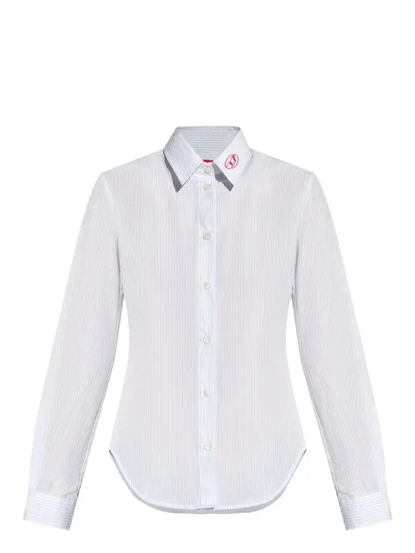 DIESEL® C-gisel-p2 Striped Shirt - White