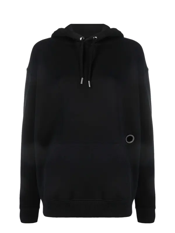 Givenchy Scarf-detail Cotton Hoodie - Black