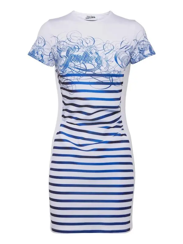 JEAN PAUL GAULTIER Printed Minidress - Multicoloured