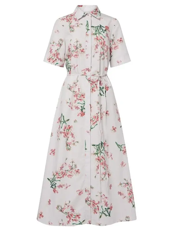 Erdem Floral Cotton Shirt Dress - Multicoloured