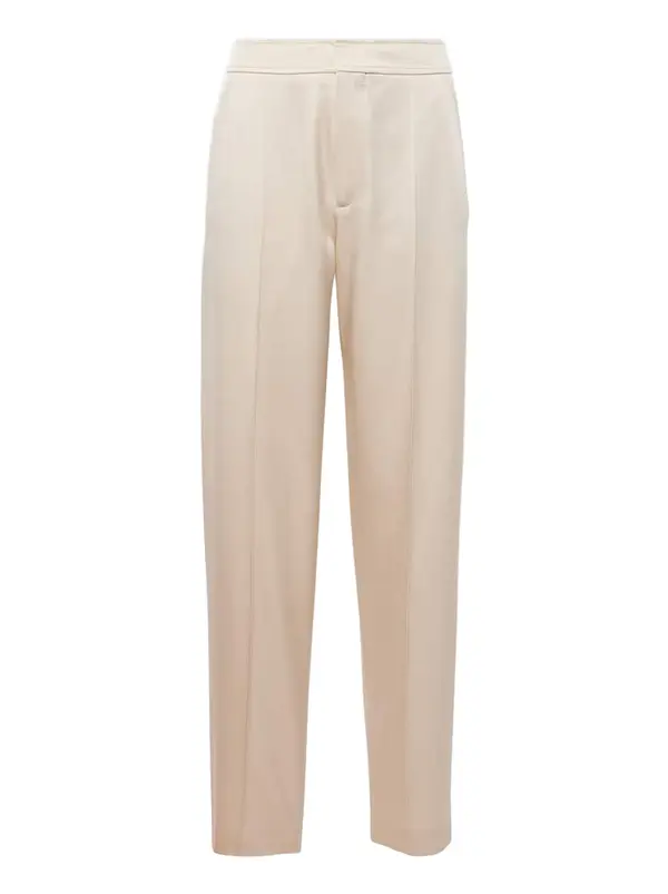 Brunello Cucinelli High-rise Tapered Pants - Neutrals
