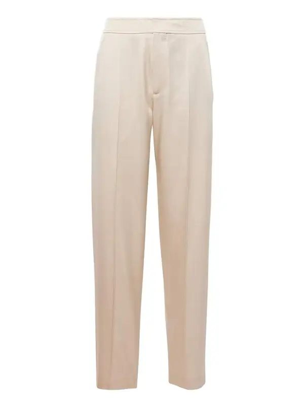 Brunello Cucinelli High-rise Tapered Pants - Neutrals
