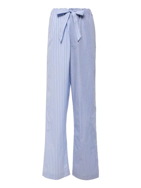 MAISON MARGIELA Straight Leg Trousers - Blue