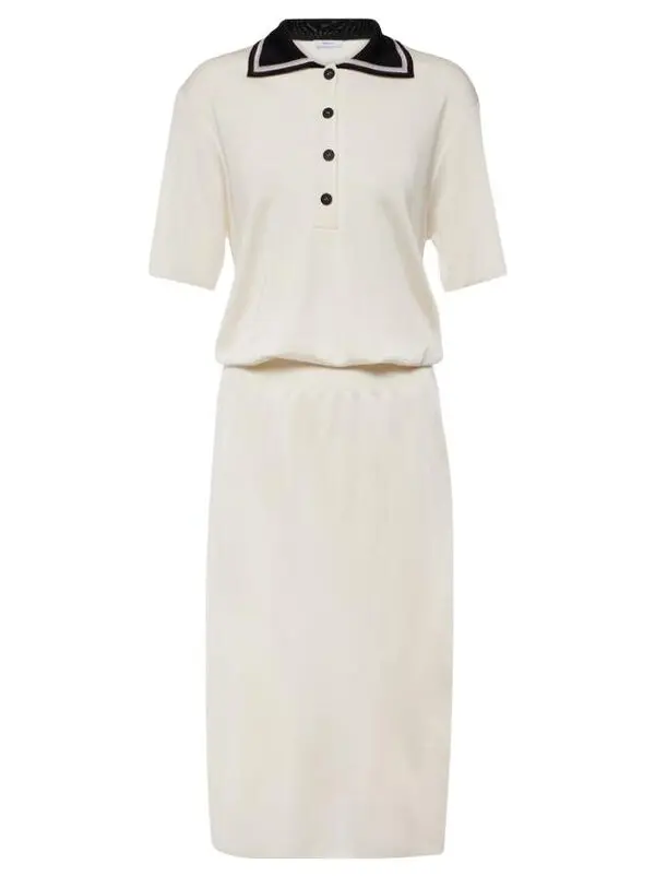 FERRAGAMO Polo Dress - White