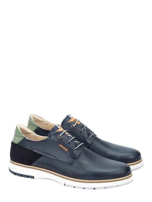 Pikolinos Olvera Leather Derby - Blue