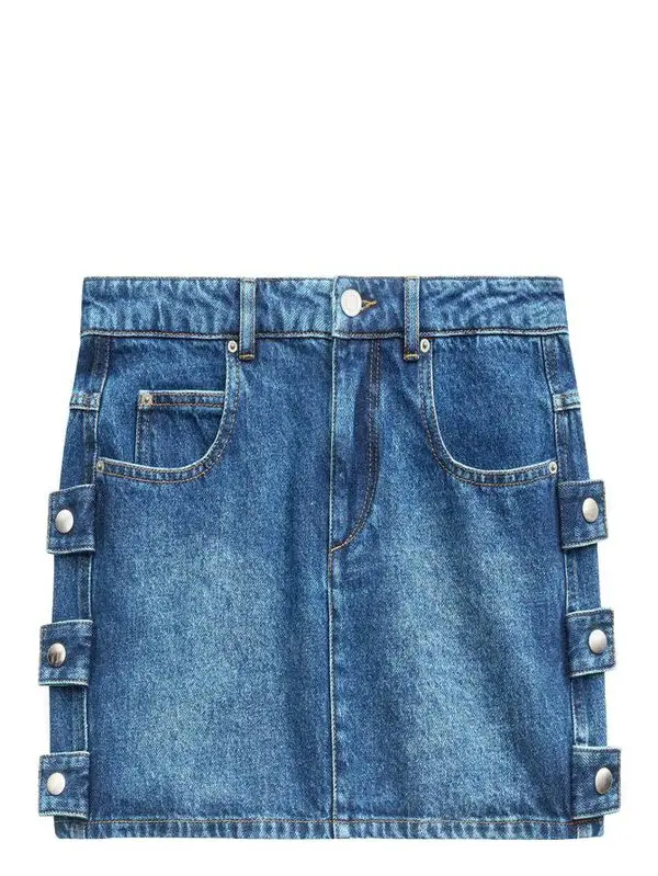 MARANT ETOILE Stessy Mini Skirt - Blue