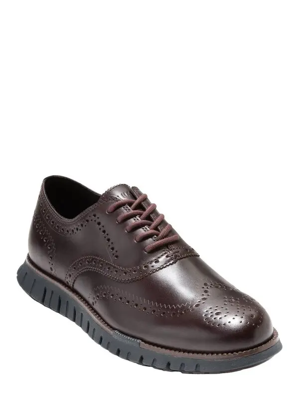 Cole Haan Zerøgrand Remastered Wingtip Derby Sneaker - Madeira/ Black