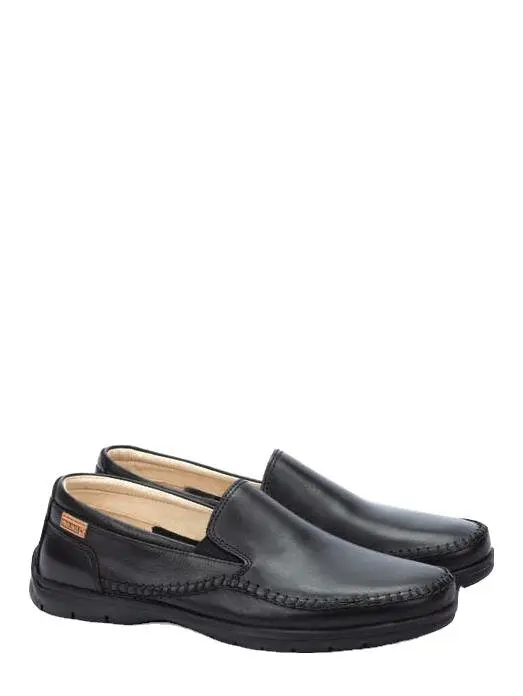 Pikolinos Marbella Leather Driving Shoe - Black