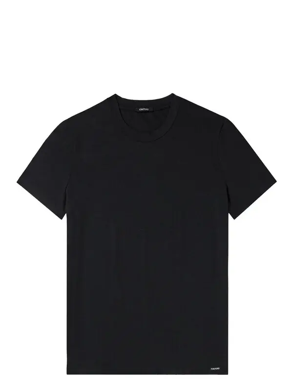 TOM FORD Slim-fit Stretch Cotton And Modal-blend T-shirt - Black