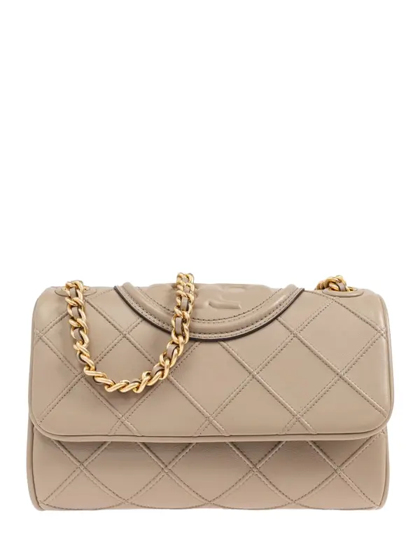 Tory Burch Fleming Small Shoulder Bag - Neutrals