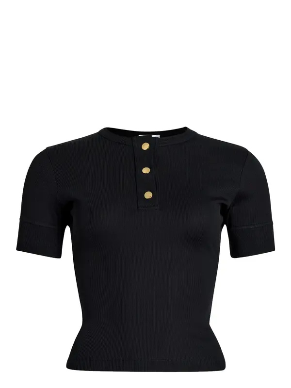 Patou Henley Top - Black