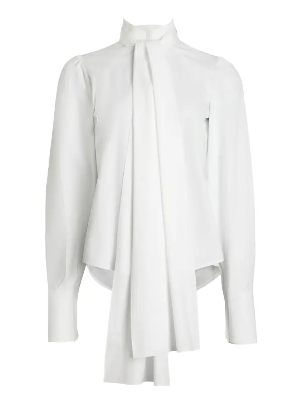 Patou Lavallière Blouse - White