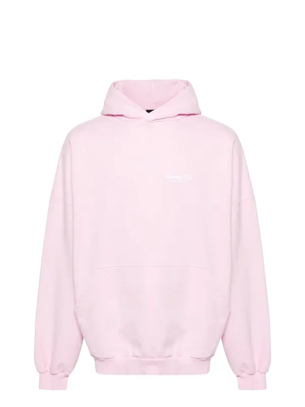 Balenciaga Beverly Hills Embroidered Hoodie - Pink